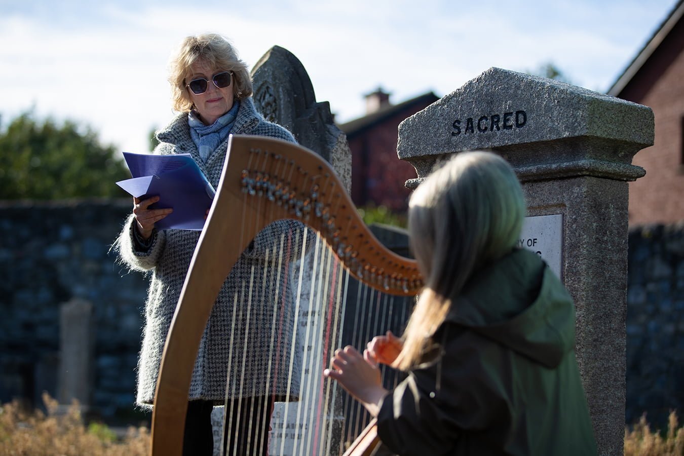 Visit to Edward Buntings Grave at Mount Jerome Cemetery - Harp Ireland