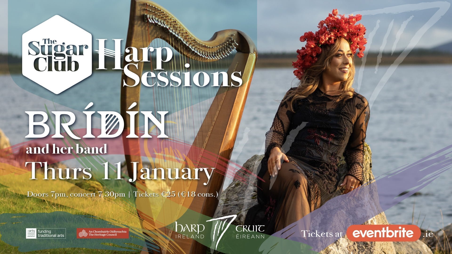 The Sugar Club Harp Sessions | Brídín - Harp Ireland