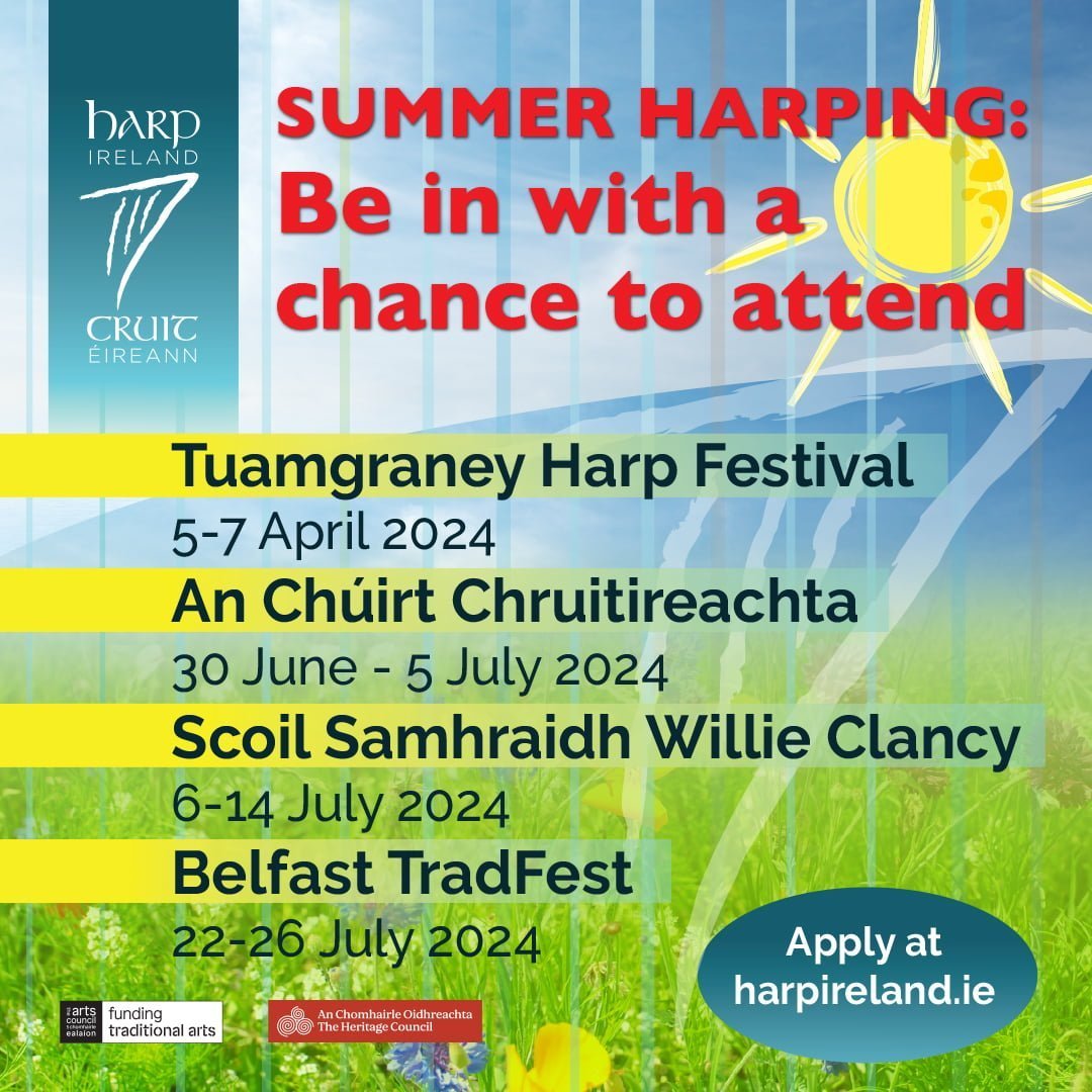 Summer Harping: Be in with a chance to attend Tuamgraney Harp Festival ...