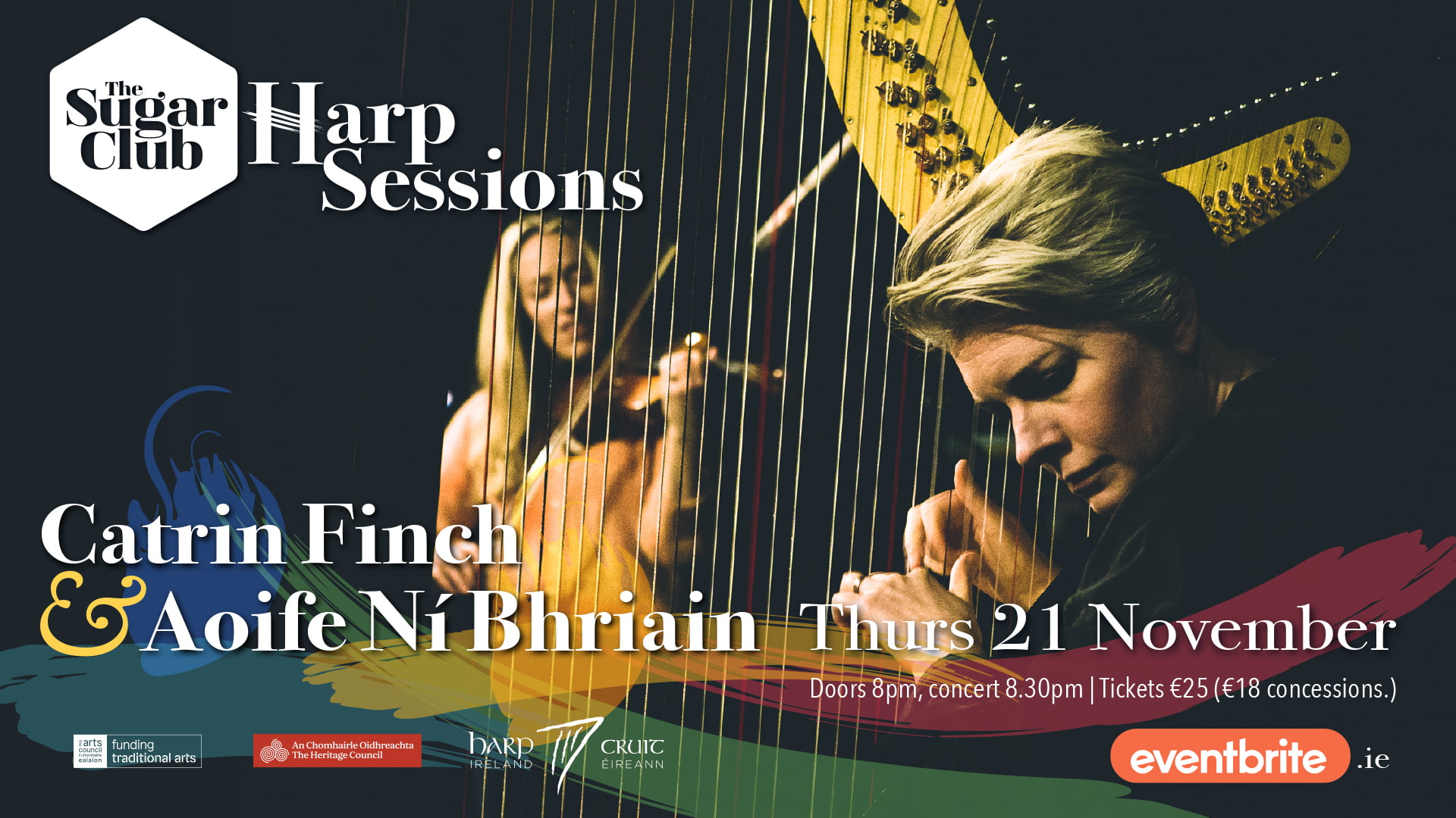 The Sugar Club Harp Sessions: Catrin Finch and Aoife Ní Bhriain - Harp ...
