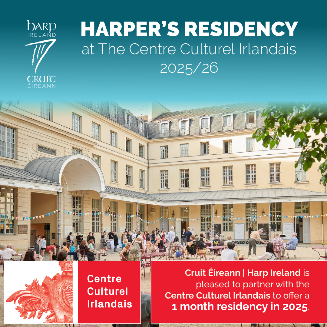 Harper’s Residency at The Centre Culturel Irlandais 2025/26 - Harp Ireland