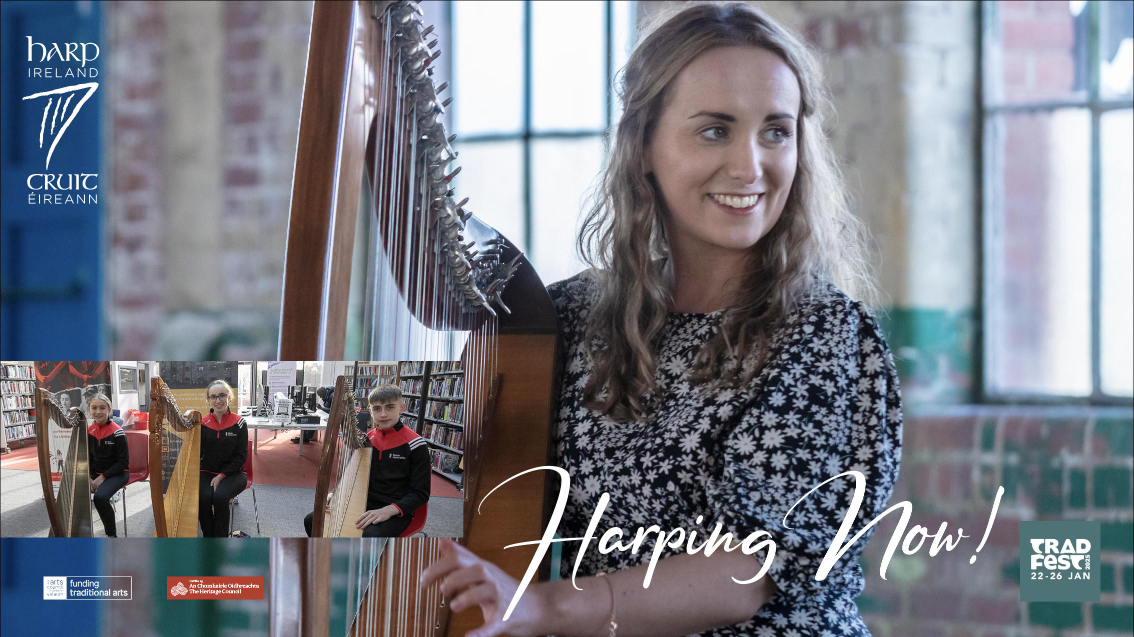 Harping Now with Lauren Ní Néill & Friends at Tradfest 2025 - Harp Ireland