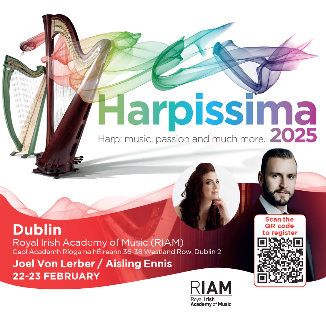 Harpissima 2025 at RIAM Dublin | 22-23 February - Harp Ireland